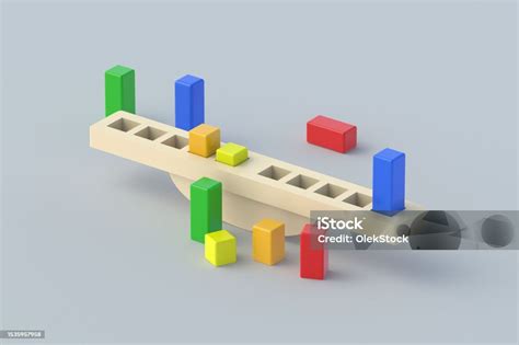 유치원 교육을 위해 기하학적 도형으로 스윙하십시오 교육용 논리 게임 3d 렌더링 3차원 형태에 대한 스톡 사진 및 기타 이미지 3차원 형태 개발 교육 Istock