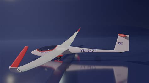 Stl Datei Jonker Js 1 Revelation Segelflugzeug Segelflugzeug Miniatur