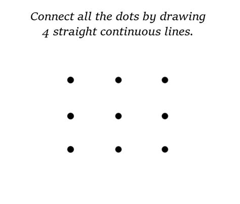 Connect The Dots Puzzle Puzzles Math Easy Solutions