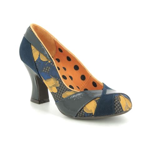 Ruby Shoo Lulu 09306 70 Navy Multi High Heels