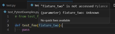 Unimported Pytest Fixtures Are Recognized By Hover · Issue 4900 · Microsoftpylance Release
