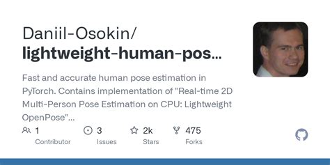Github Daniil Osokin Lightweight Human Pose Estimation Pytorch Fast