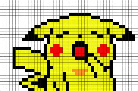 Pixel Art Templates Hard Pokemon