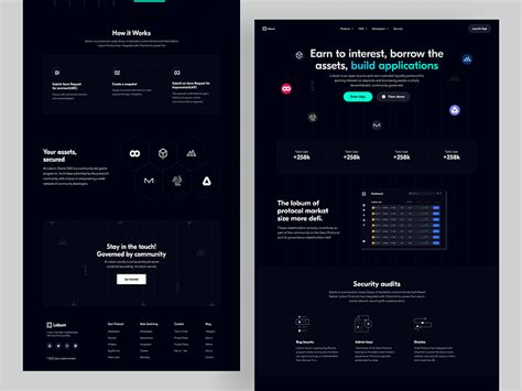 Lobum Crypto Protocol Website Design By Shahid Miah Ui Ux Designer For Wavespace Ui Ux Design