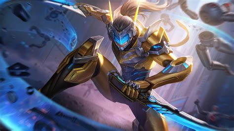 Saber Golden Flash Mobile Legends Bang Bang Ml Mlbb Video Game