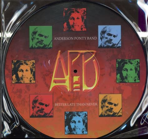 Anderson Ponty Band Better Late Than Never Vinyl Record Lp Sentinel