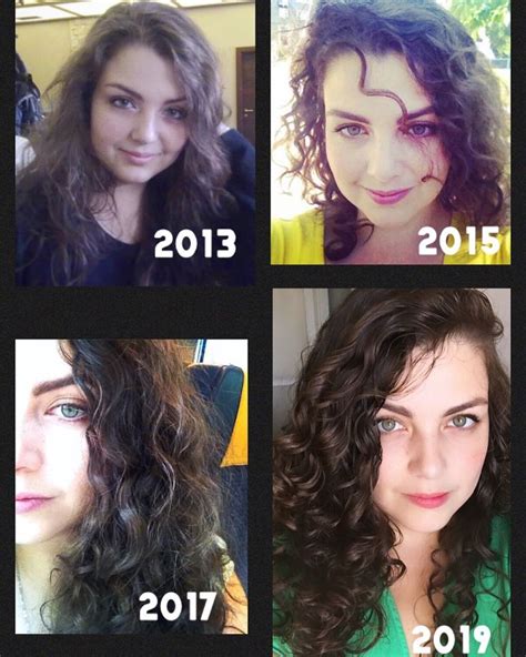 Before And After The Curly Girl Method IG Michaela Rozsa Ruzickova