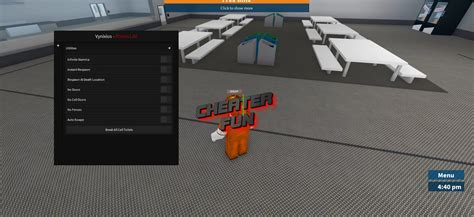 Prison Life Script GUI Get Weapon Inf Stamina Teleports
