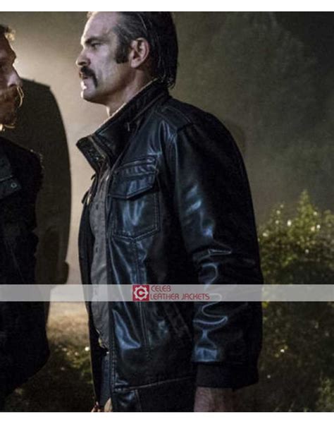 The Walking Dead Steven Ogg Jacket Simon Leather Jacket