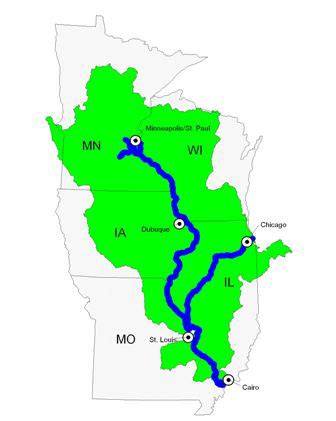 Wisconsin Mississippi River Map Alanna Leontyne
