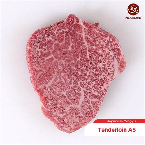 Jual MEATBANK JAPAN WAGYU TENDERLOIN A5 Tender Steak Kagoshima Kobe