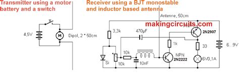 Wireless Lamp Using An RF Disturbance Circuit Making Easy Circuits