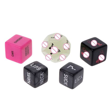 5pcs Erotic Love Sexy Posture Dice Fun Adult Game Toy