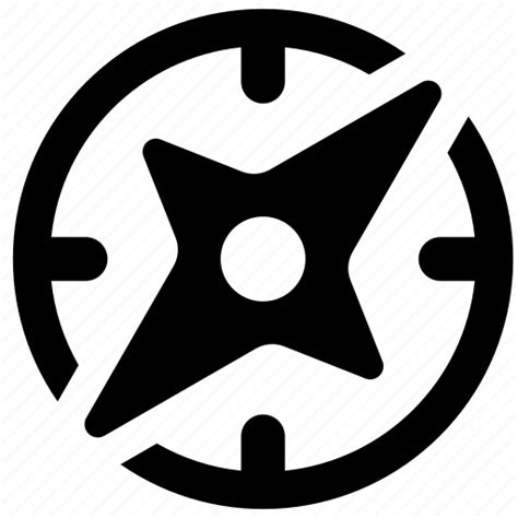Campass Direction Pointer Navigation Location Arrow Divider Icon