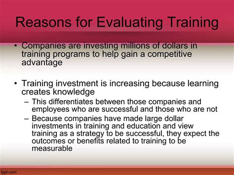 Training Evaluation Pptx
