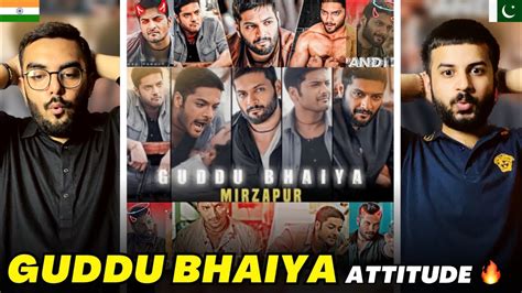 Pakistani Reaction On Guddu Bhaiya Dangerous Attitude Videos 🔥😈 Lion