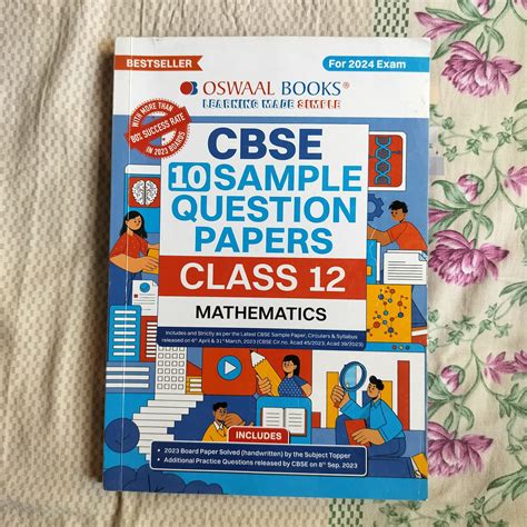 Buy 10 Sample Paper Mathematics Class 12 Cbse Bookflow