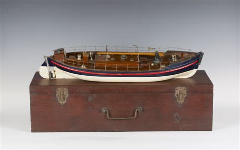 An Early 20th Century Bassett Lowke Ltd Clockwork Model Of A Lifeboat