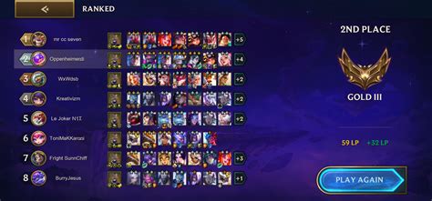 Udyr 3 Beats 5x 3 Tier 5 Champs Rteamfighttactics