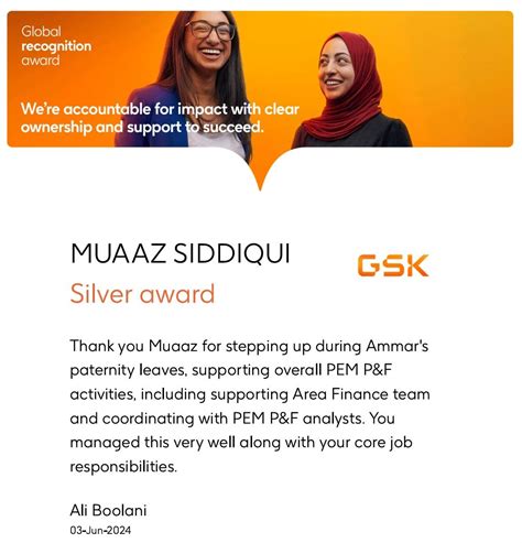 muaaz ali siddiqui acca on linkedin recognition leadership