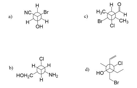 [solved] chemistry transform the newman projections into zigzag