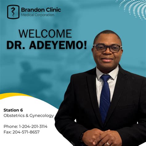 Welcome Dr Adeyemo