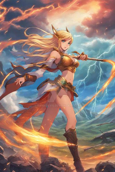 Elven Warrior Woman 003 By Kamadevis On Deviantart