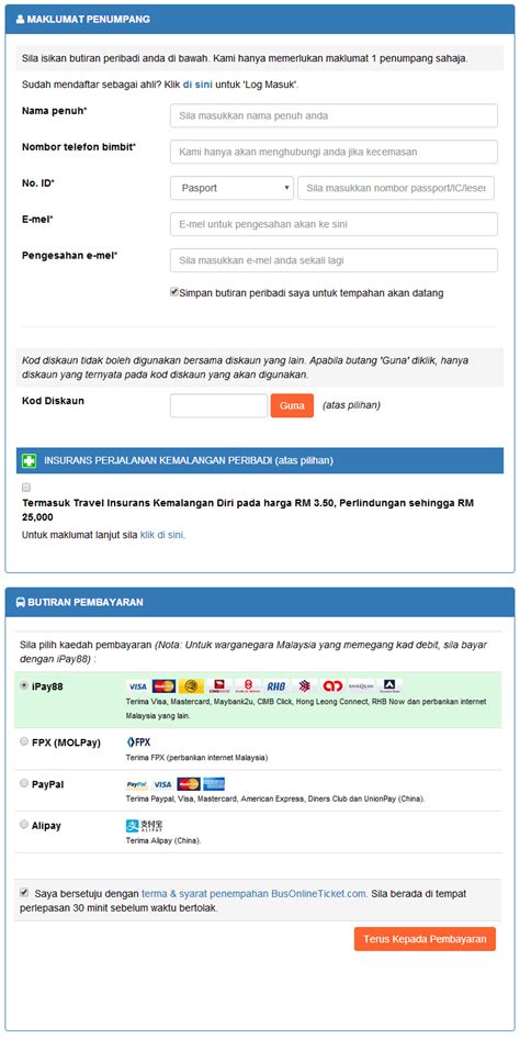 Mayang Sari Express Online Tiket Tiket Bas Online