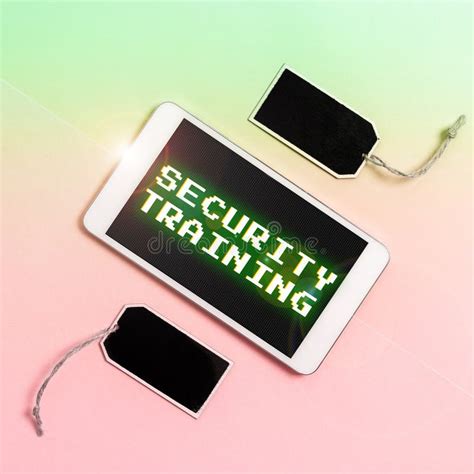 Conceptual Caption Security Training Business Idea Providing Security
