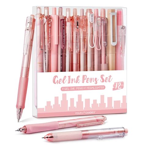 Four Candies Rose Series Gel Pens Cute Writing Pens
