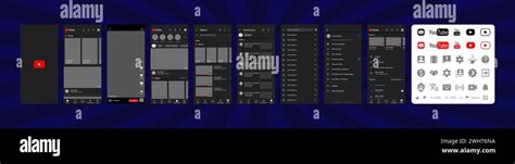 Youtube Mobile Interface You Tube Screen Social Media Video Hosting
