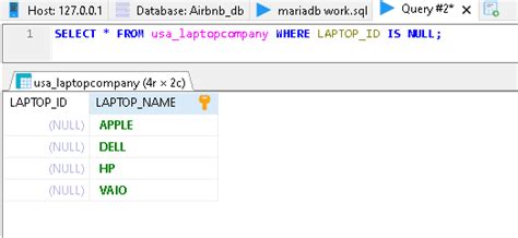 MariaDB If Null Examples DatabaseFAQs