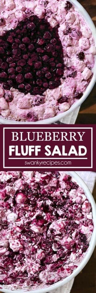 Blueberry Fluff Salad Swanky Recipes Simple Tasty Food Recipes