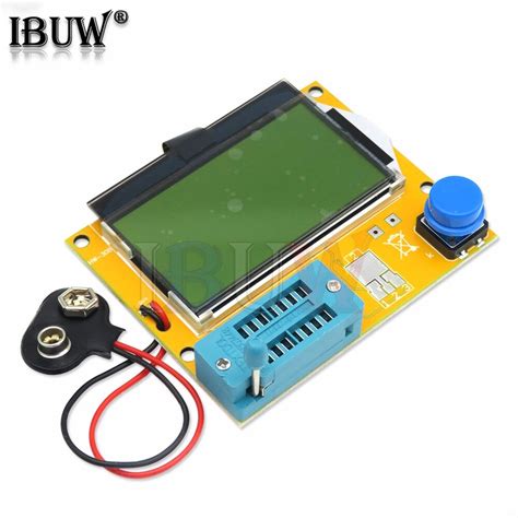 LCR T4 LCD Digital Transistor Tester Meter Diode Triode Capacitance ESR Meter M328 Battery For