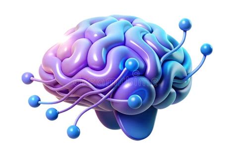 Ai Powered Brainwave Vector Concept As A Clean Abstract Of Glowing