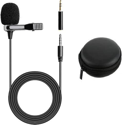 Ddlc Mic Lapel Collar Mic Voice Recording Filter Microphone For Singing Youtube Smartphone 5m
