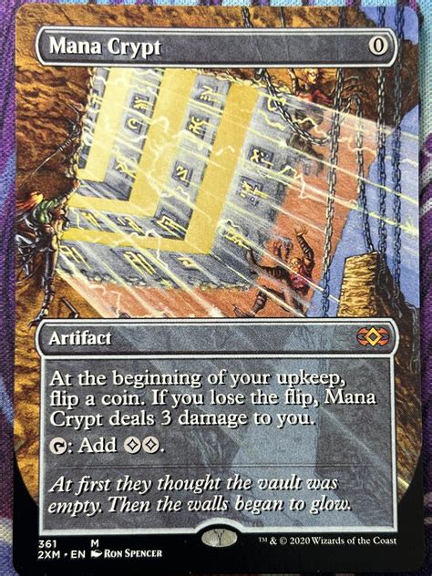 Mana Crypt 2xm Full Art Bootleg Mage