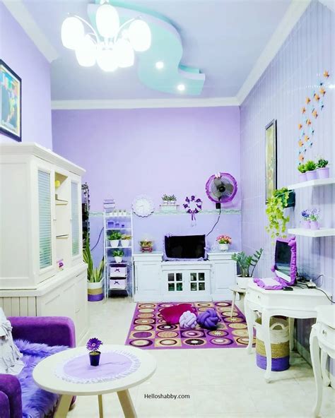 Inspirasi Rumah Nuansa Ungu Yang Elegan Dan Menarik Mata HelloShabby Interior And