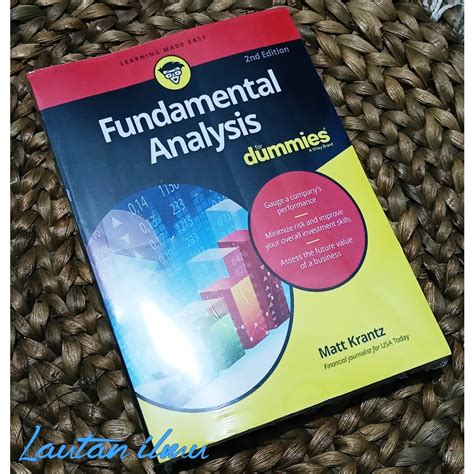 Jual Fundamental Analysis For Dummies 2nd Edition Shopee Indonesia