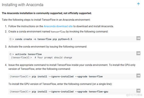 Win10 Anaconda下tensorflow Gpu环境搭建详细教程（包含cudacudnn安装过程）51cto博客win10