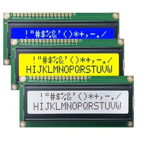 Lcd1602 1602 module green screen 16x2 character купить недорого