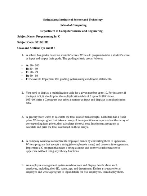 C Set Pdf Computer Program Programming