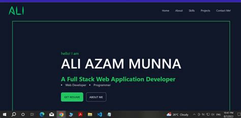build your personal portfolio website figma conversion mern stack
