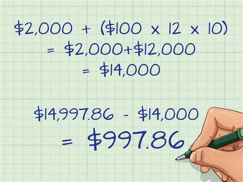 How To Work Out Compound Interest On Savings 14 Steps