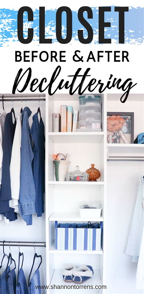 Closet Decluttering Results Closet Before And After Declutter Closet