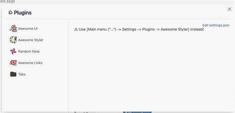 Cannot Access Awesome Styler Settings Issue Yoyurec Logseq