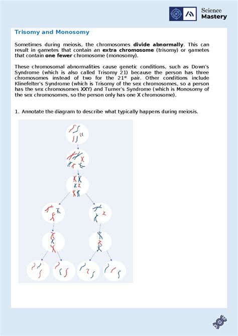 03 B3310 Trisomy And Monosomy Trisomy And Monosomy Sometimes During