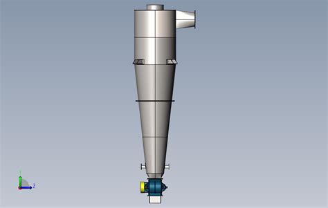 旋风分离器 SOLIDWORKS 2018 模型图纸下载 懒石网