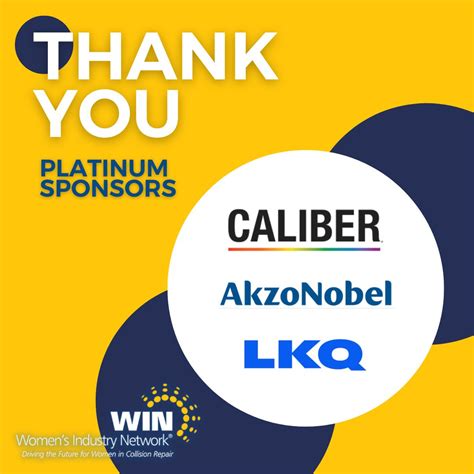 Thank You Caliber Holdings Corporation And Our Other Platinum Sponsors