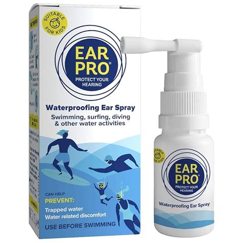 Buy Ear Pro Natural Swimmers Ear Drops Spray Oil A Hygienic Ear Plugs